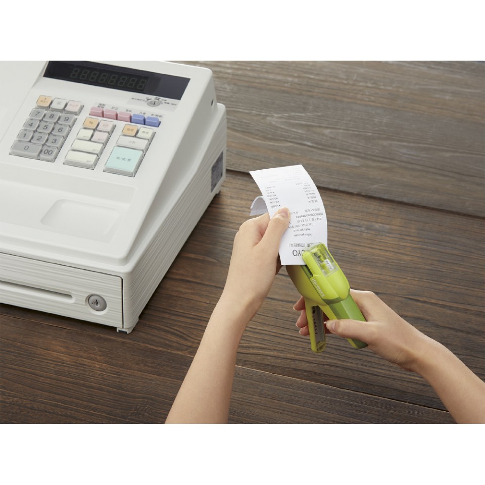 Harinacs Stapleless Stapler Handy 10 Sheets - White