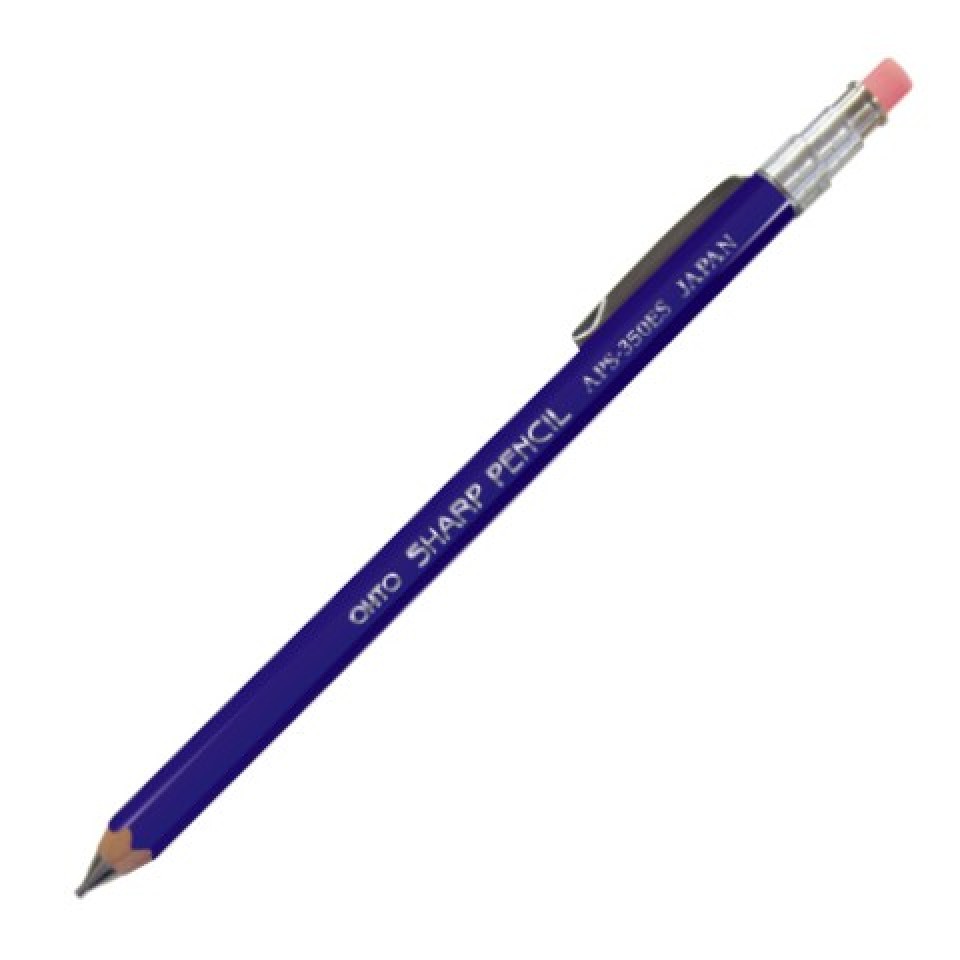 OHTO Wooden Mechanical Pen Mini - Blue